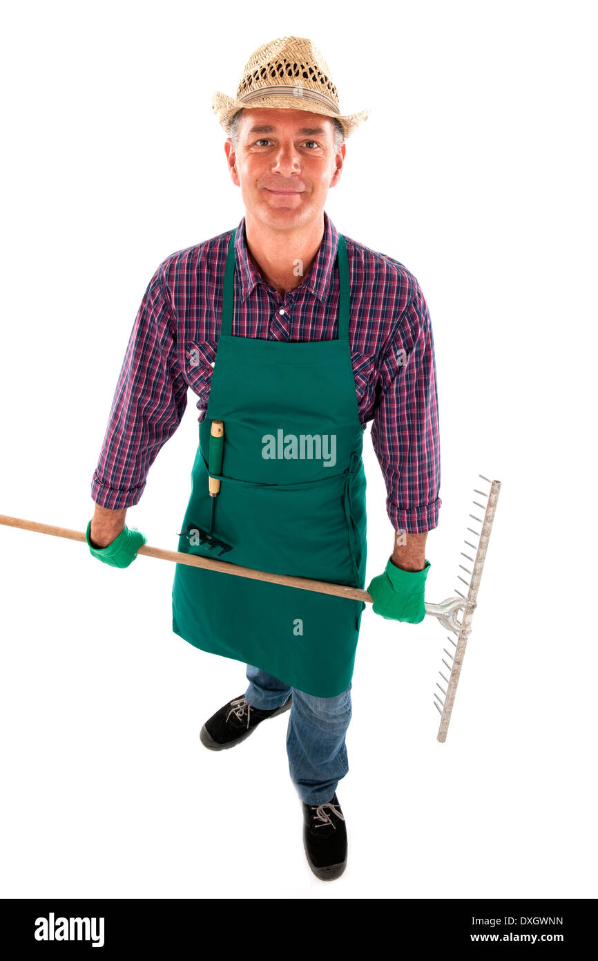 Male gardening Cut Out Stock Images & Pictures - Alamy