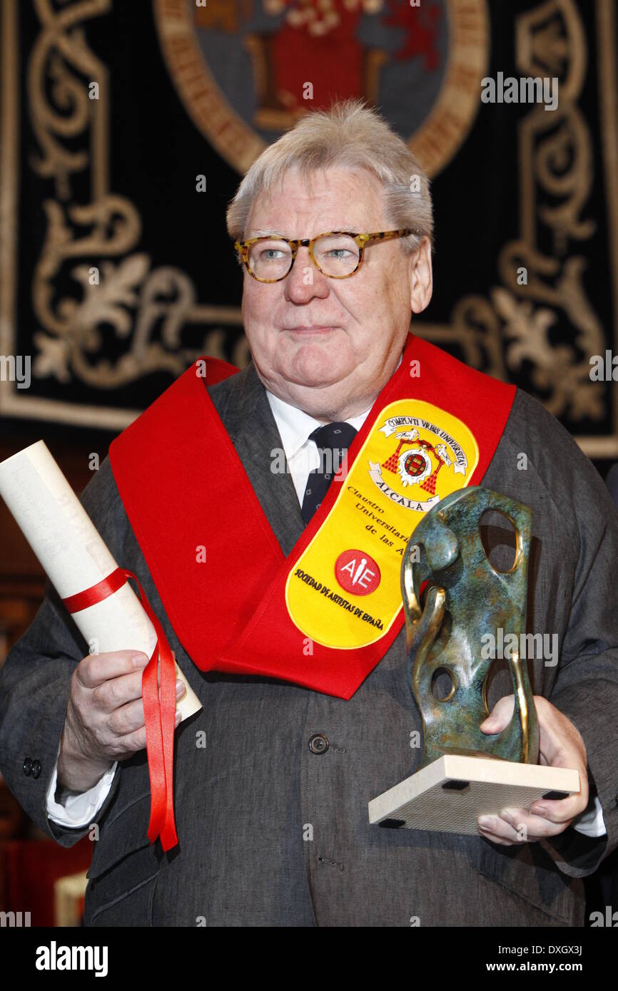 Alan Parker is honored by the faculty of arts at Alcalá de Henares ...