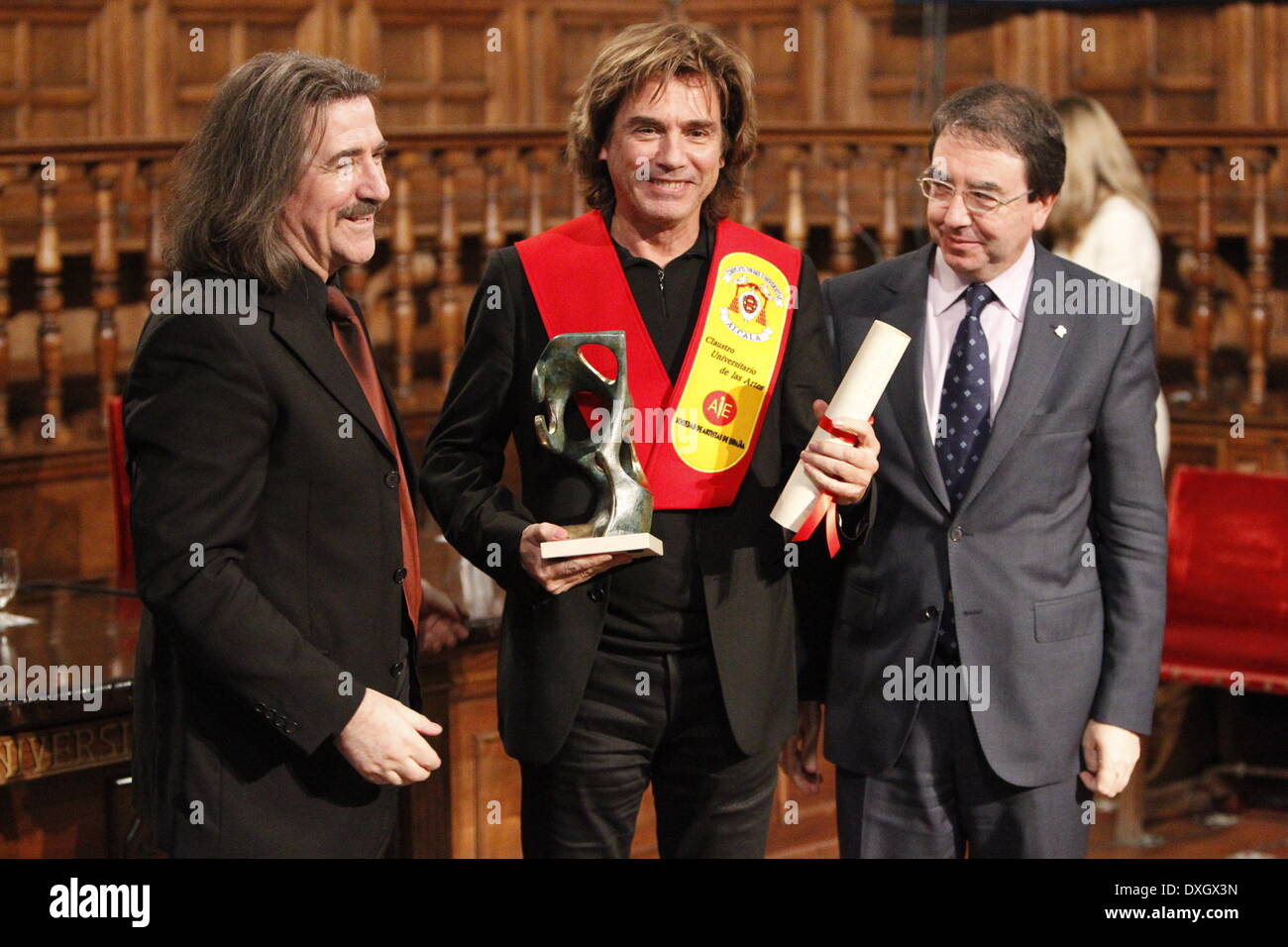 Musician Jean-Michel Jarre is honored by the faculty of arts at Alcalá ...