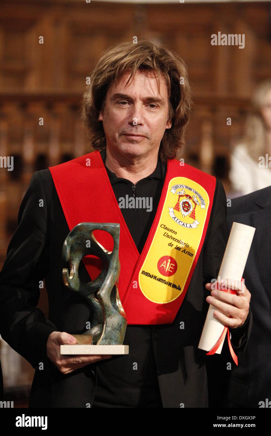 Musician Jean-Michel Jarre is honored by the faculty of arts at Alcalá ...