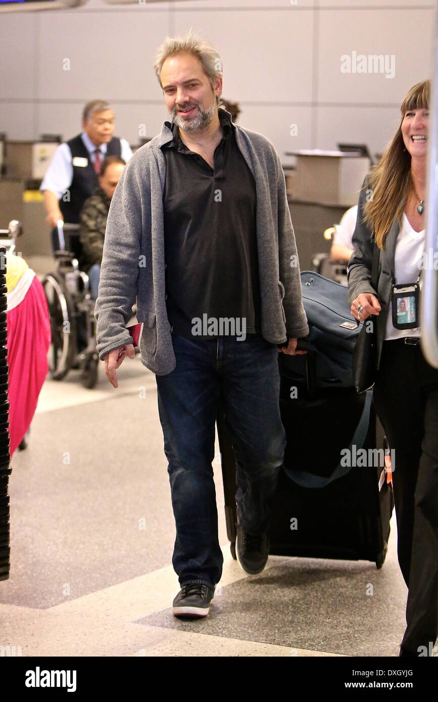 Skyfall' Director Sam Mendes arrives at LAX airport on an international ...