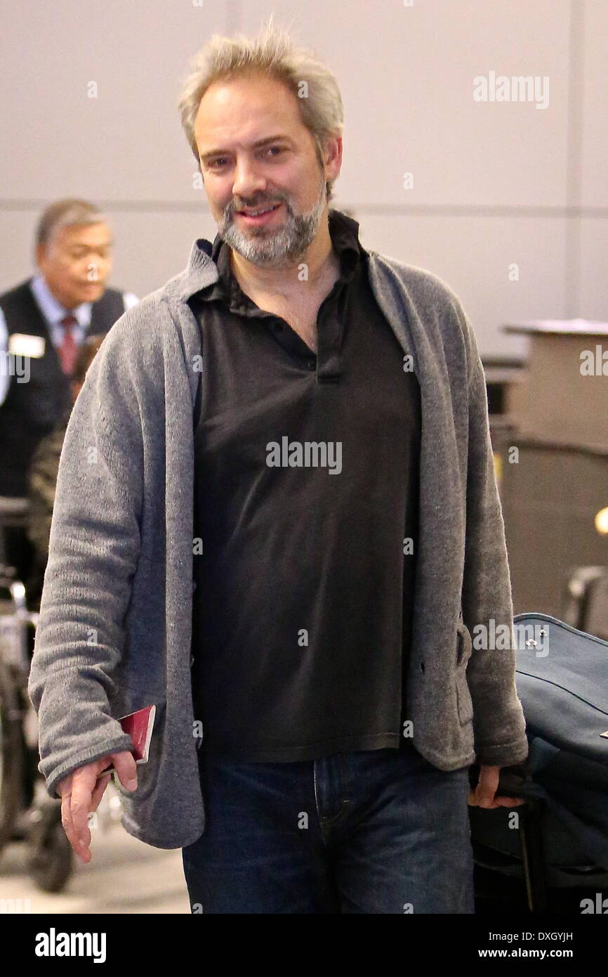 Skyfall' Director Sam Mendes arrives at LAX airport on an international ...