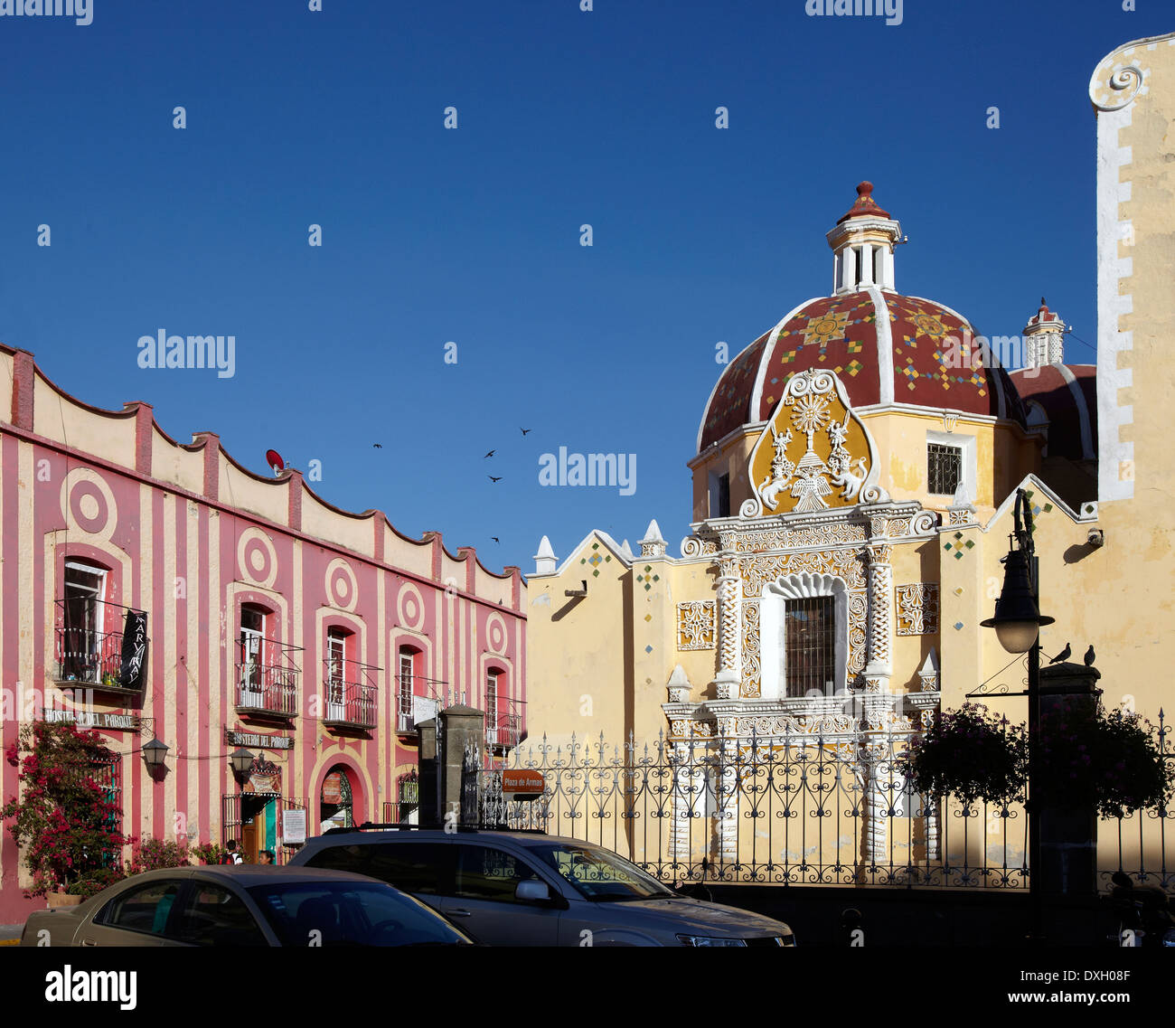 América, Mexico, Puebla state, Atlixco village, the historical colonial ...