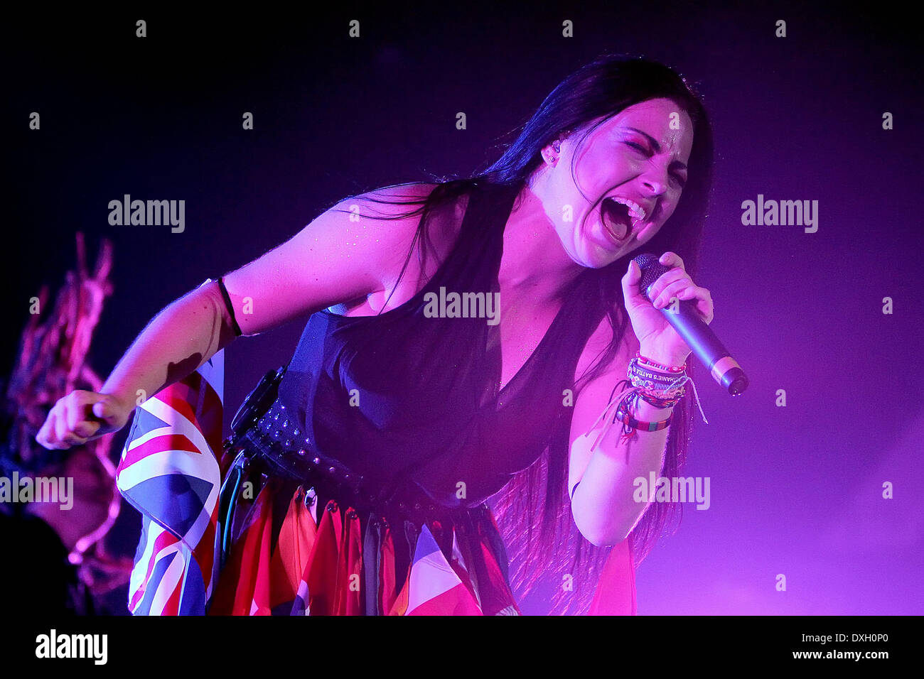 Amy Lee Evanescence performs live at Wembley Arena London, England - 09 ...