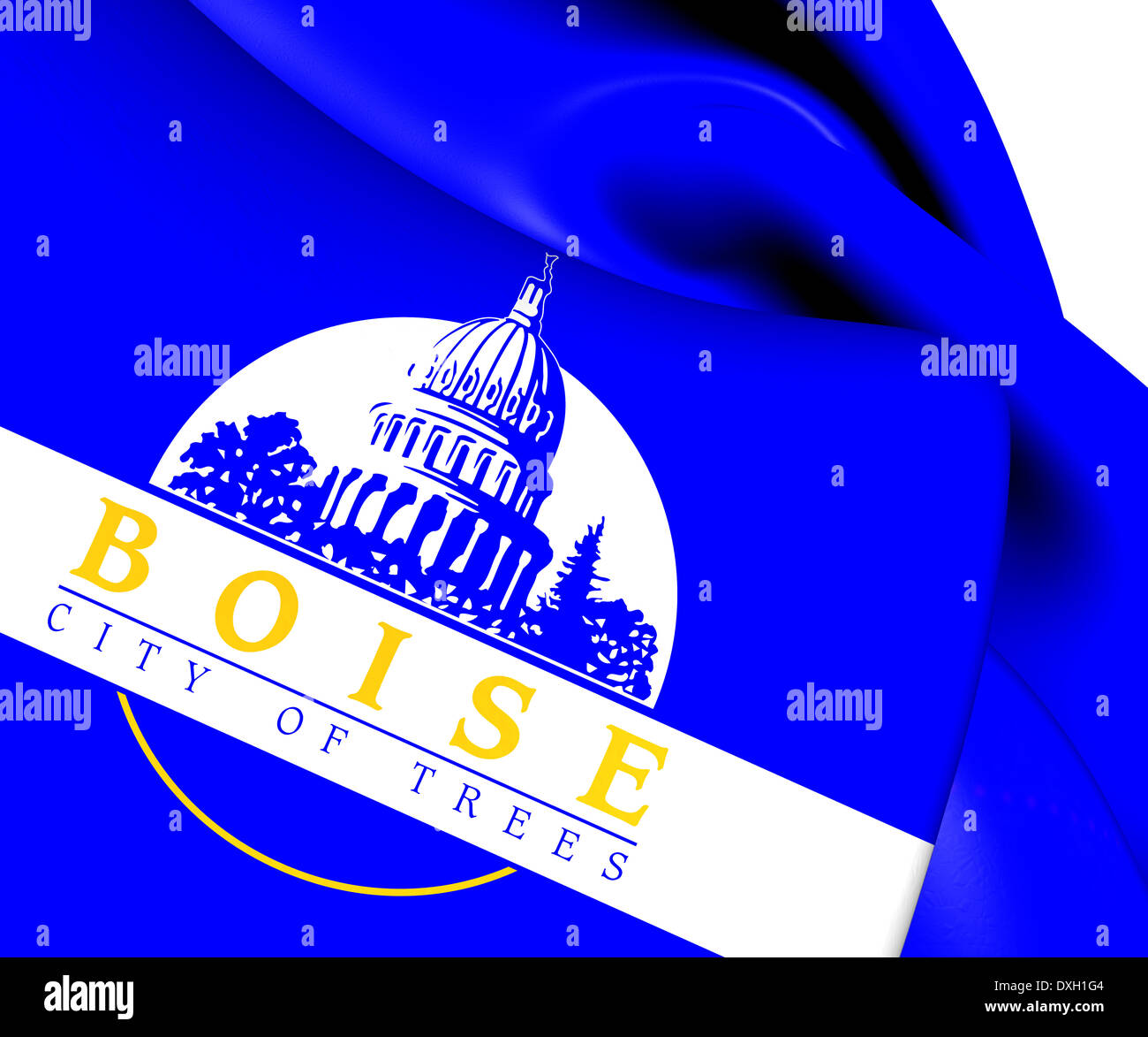 Boise city flag hi-res stock photography and images - Alamy