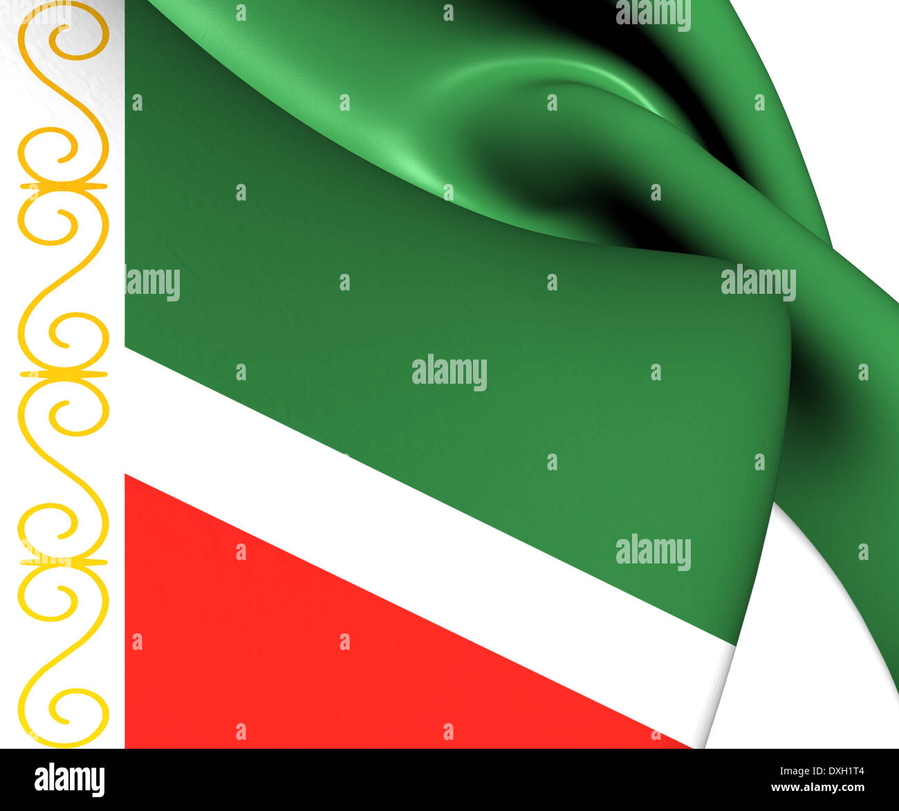 Chechen republic flag hi-res stock photography and images - Alamy