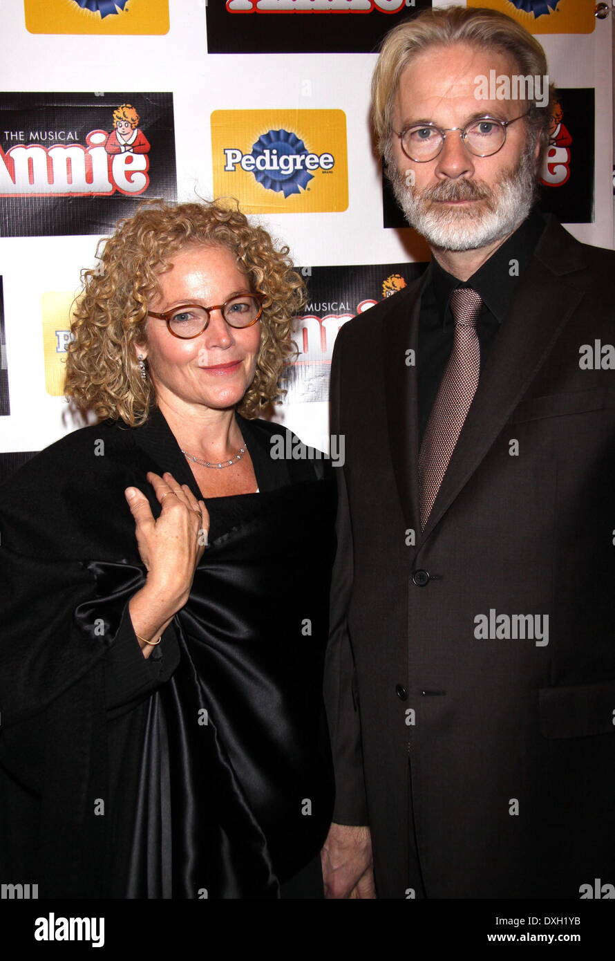 Amy Irving and Kenneth Bowser Opening night of the Broadway musical ...