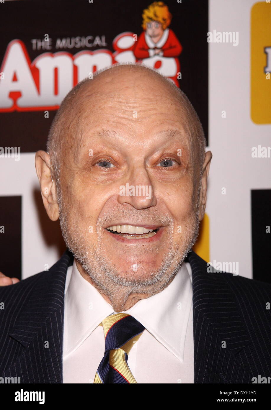 Charles Strouse Opening night of the Broadway musical 'Annie' at the ...