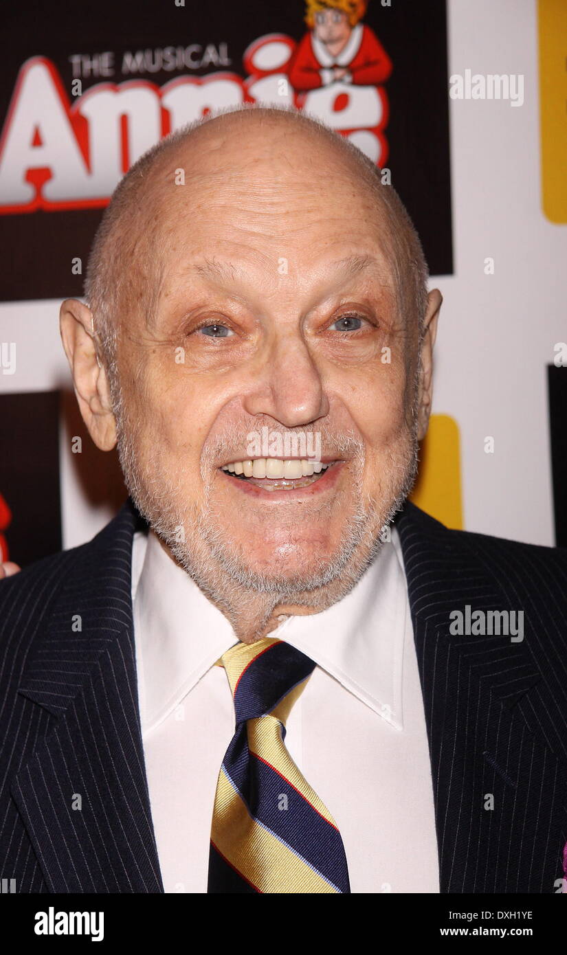 Charles Strouse Opening night of the Broadway musical 'Annie' at the ...