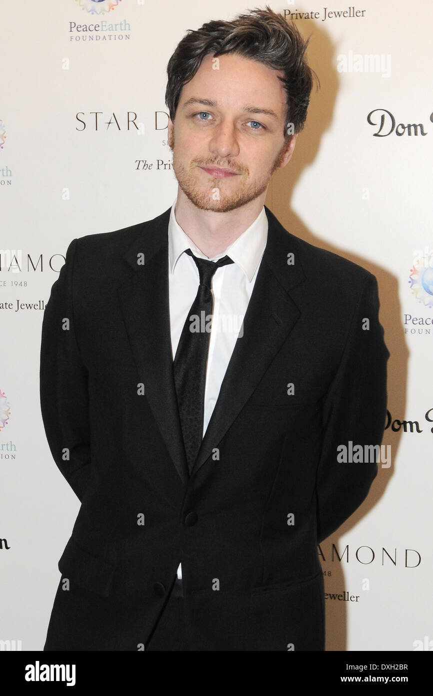 James McAvoy Place For Peace dinner to support the Peace Earth ...