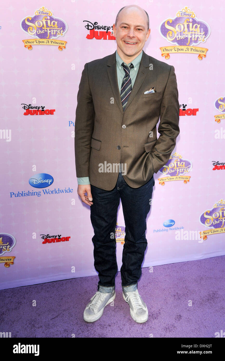Rob Corddry Los Angeles premiere of Disney Channel's 'Sofia The First ...