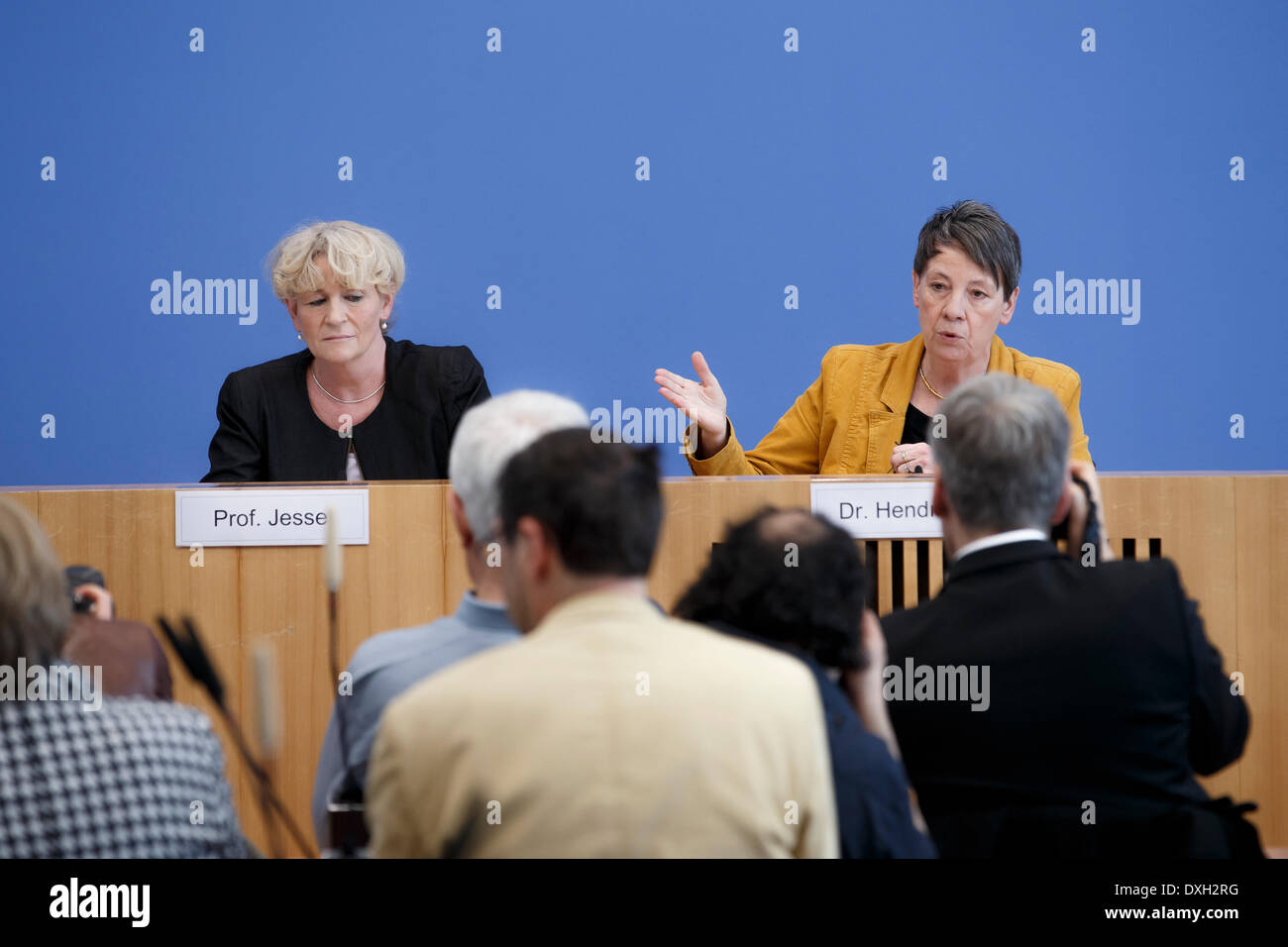 Berlin, Germany. March 26th, 2014. Minister of the environment Barbara ...