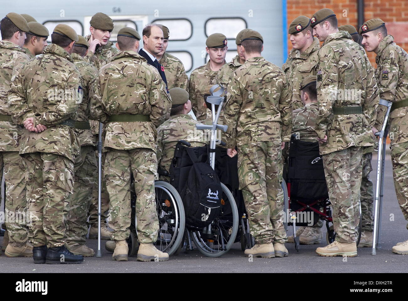 Prince Edward, Earl of Wessex Prince Philip met the solider wounded in ...