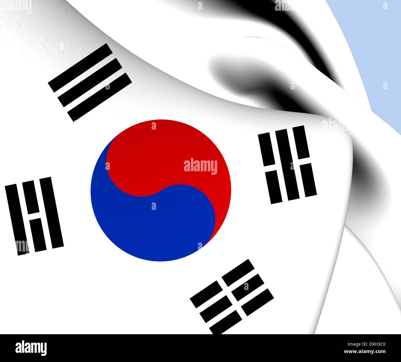 Southern korea flag hi-res stock photography and images - Alamy