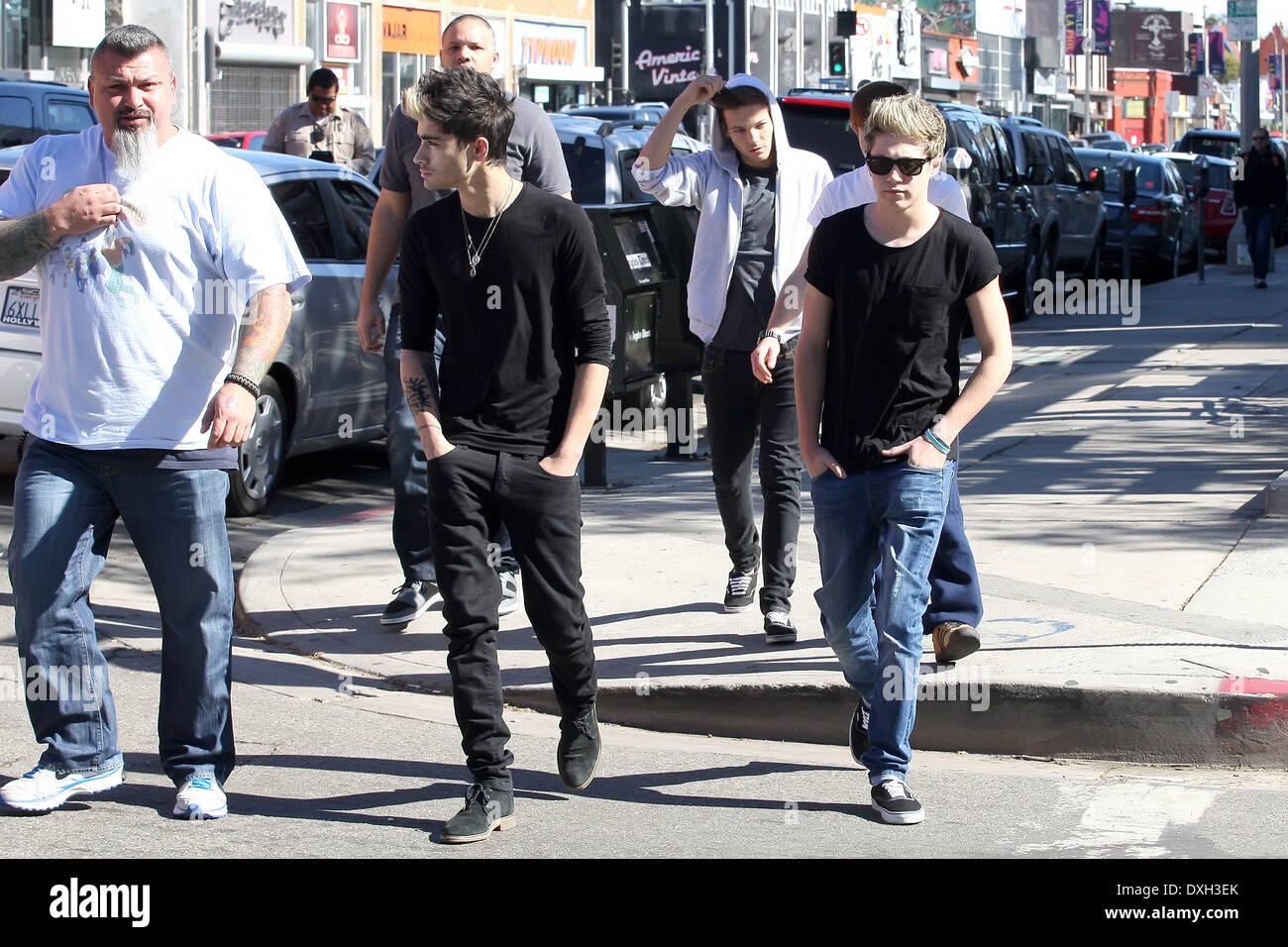 Zayn Malik, Liam Payne and Niall Horan Members of One Direction ...