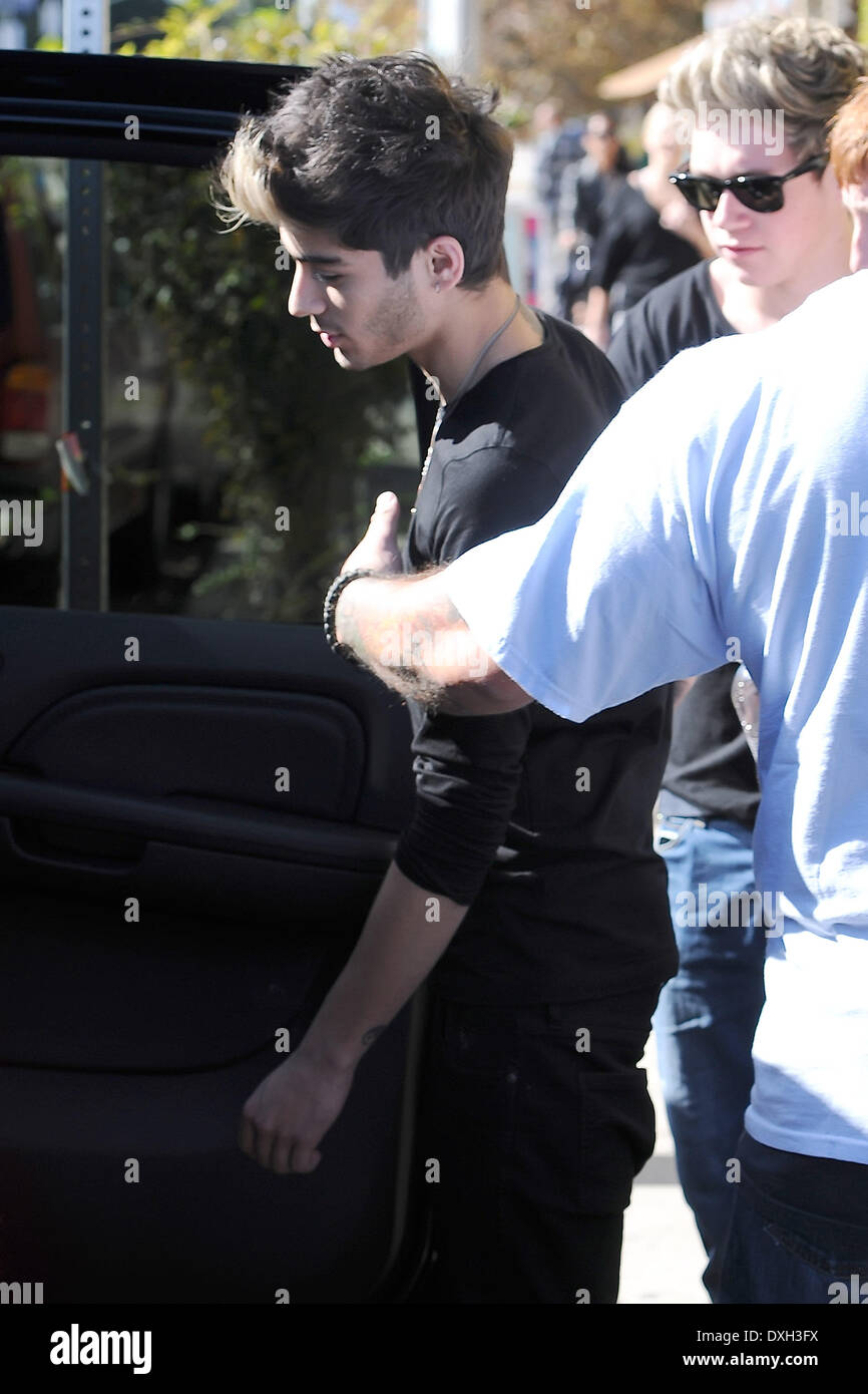 Zayn Malik, Niall Horan Members of One Direction return to their ...