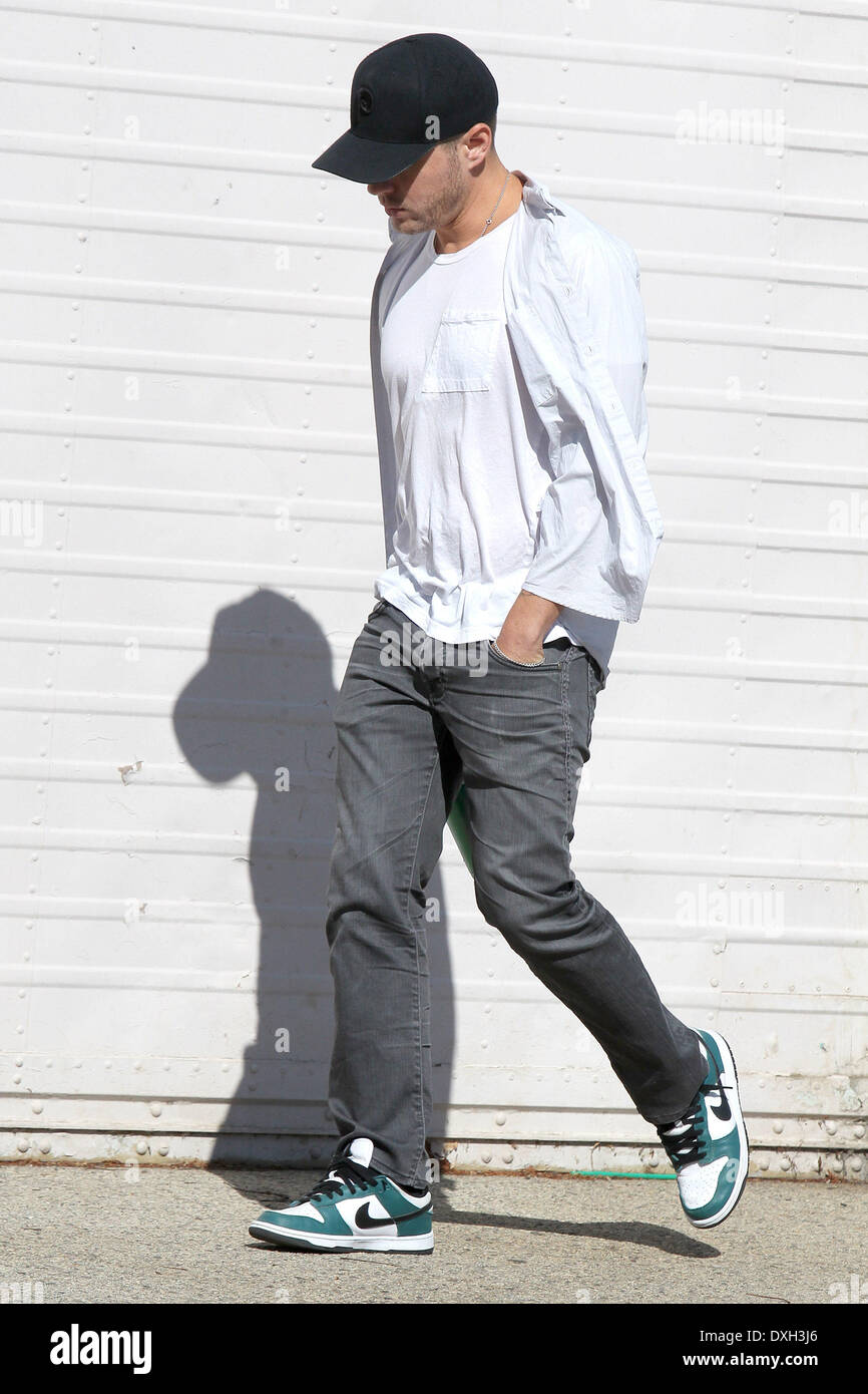 Ryan Phillippe arrives at a park in Brentwood for his son's soccer game ...