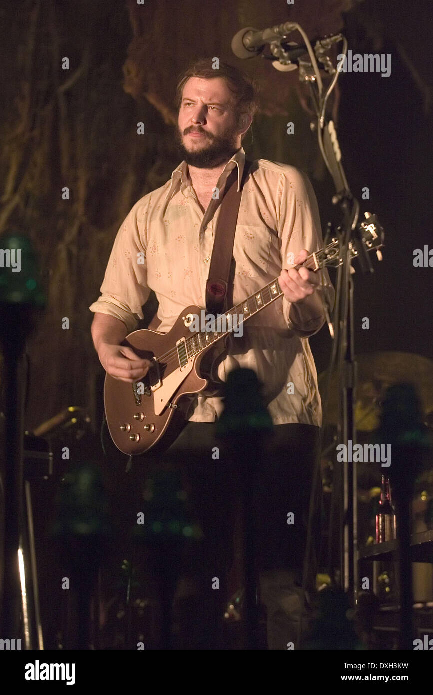 Justin Vernon Bon Iver performs a headlining gig at the SECC Glasgow ...