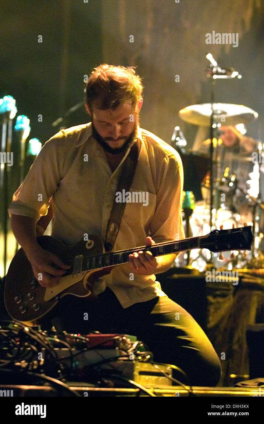 Justin Vernon Bon Iver performs a headlining gig at the SECC Glasgow ...