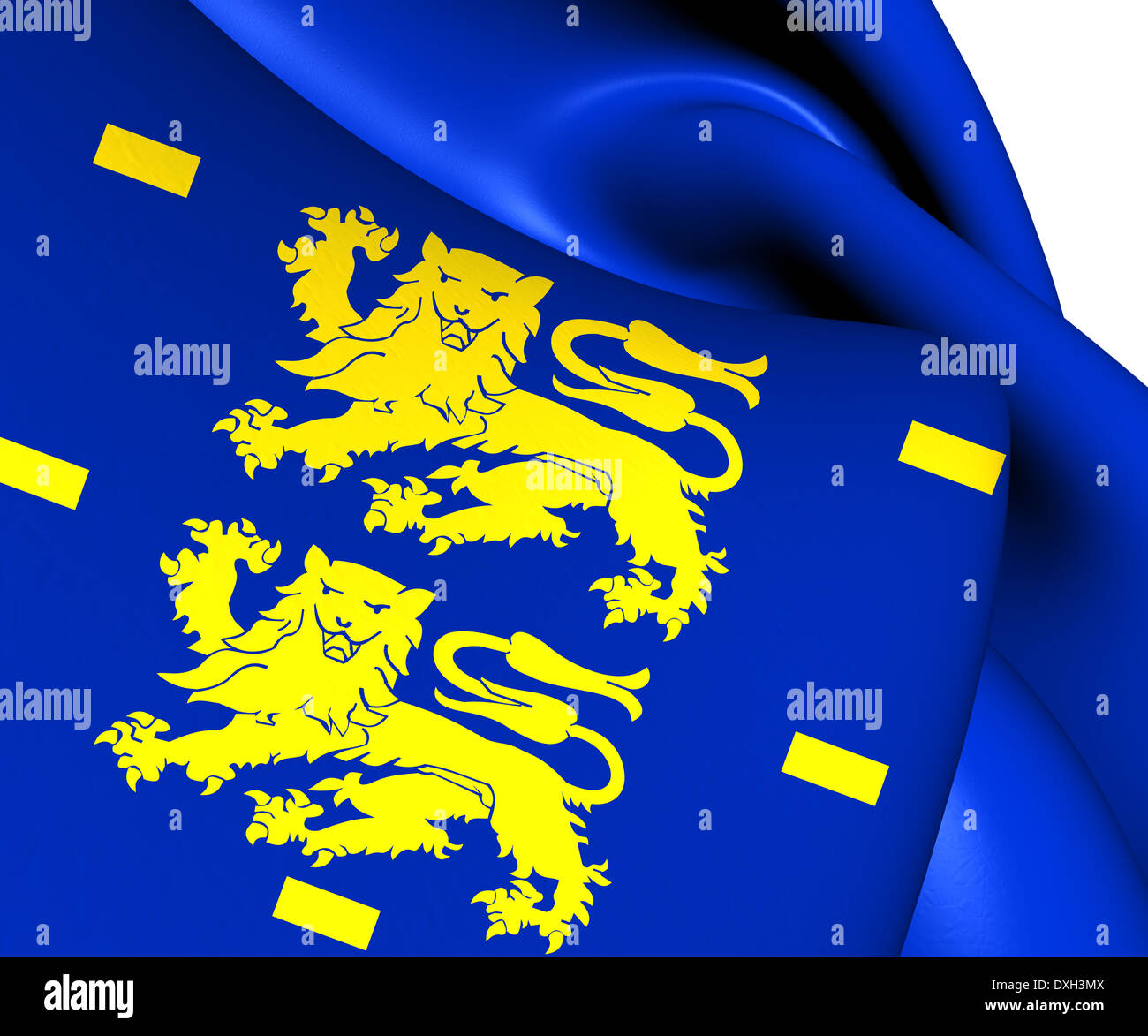 Flag of West Friesland, Netherlands. Close Up Stock Photo - Alamy