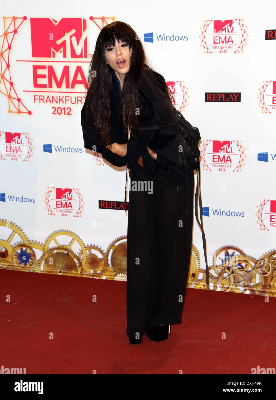 Loreen The MTV EMA's 2012 held at Festhalle - press room Featuring ...