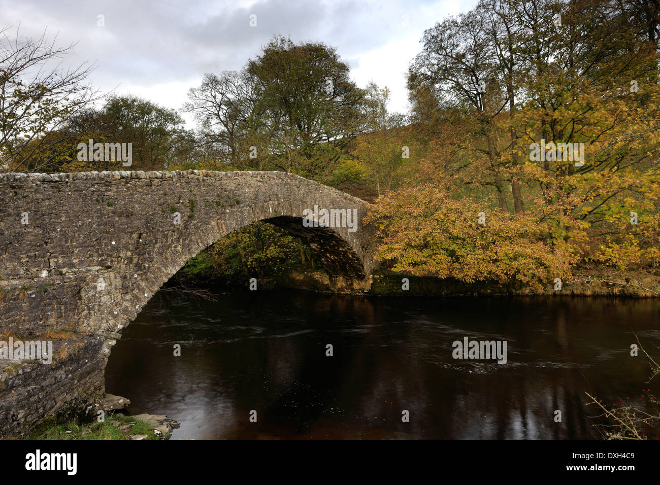 Autumn, Stainforth road Bridge, Stainforth Force waterfalls, River ...