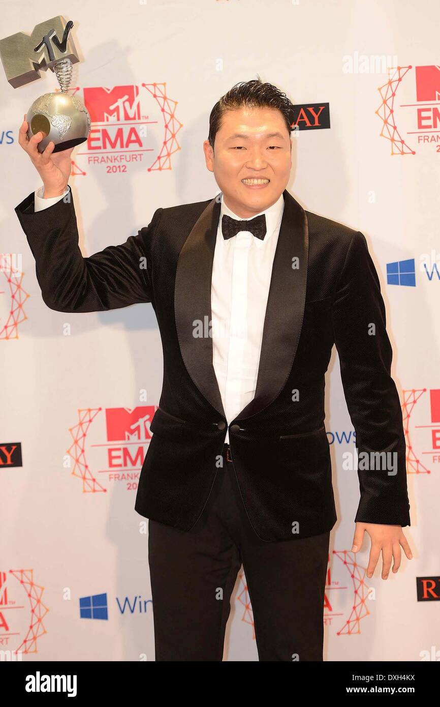 Park Jae-sang aka Psy 19th MTV Europe Music Awards - Press Room ...