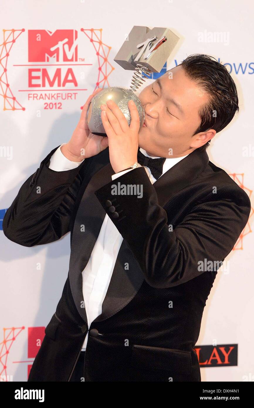Park Jae-sang aka Psy 19th MTV Europe Music Awards - Press Room ...