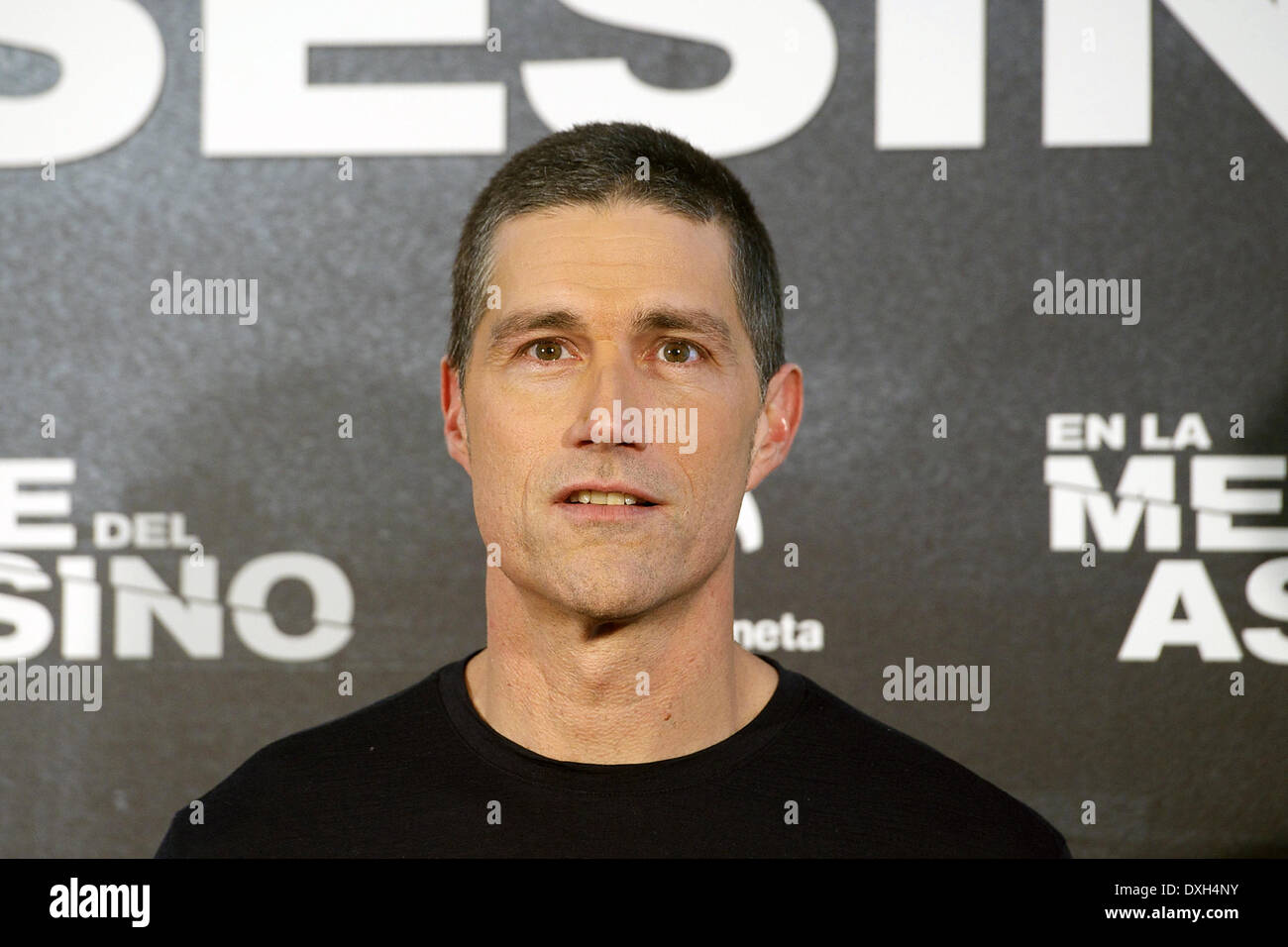 Matthew Fox 'Alex Cross' (En la mente del asesino) photocall in Madrid ...