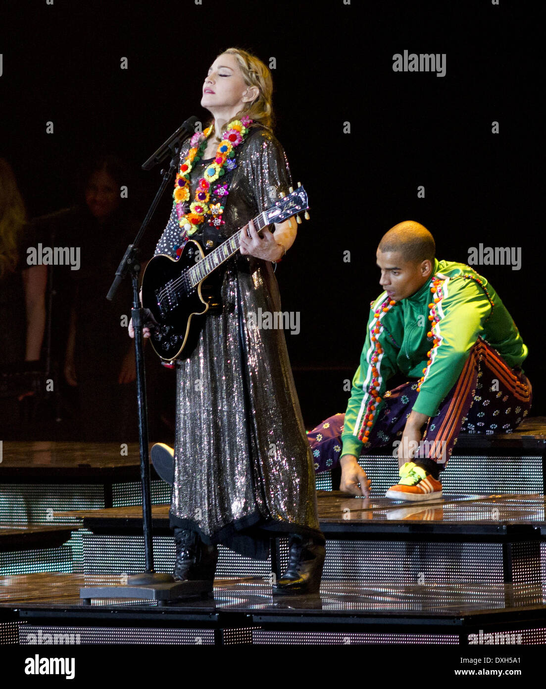 Madonna performs live during her MDNA Tour at Madison Square Garden ...