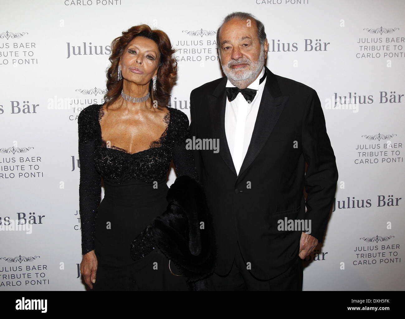Sophia Loren, Carlos Slim Sophia Loren attends The Verbier Festival ...