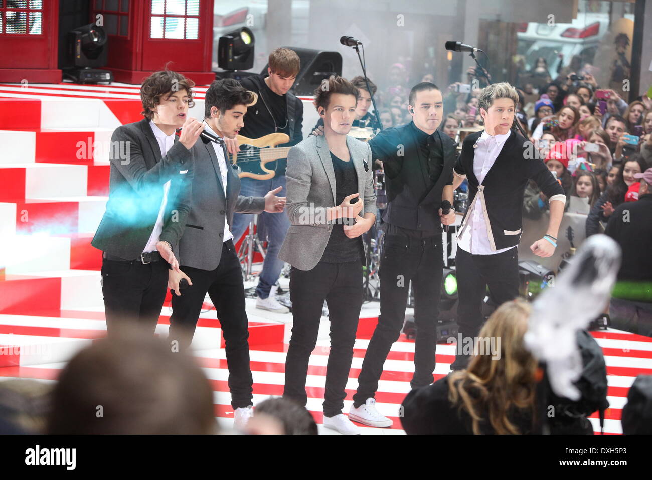 One Direction' performing live on the 'Today' show in New York City ...