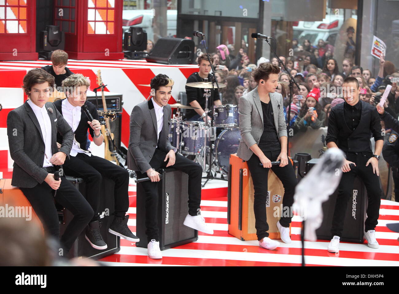 One Direction' performing live on the 'Today' show in New York City ...