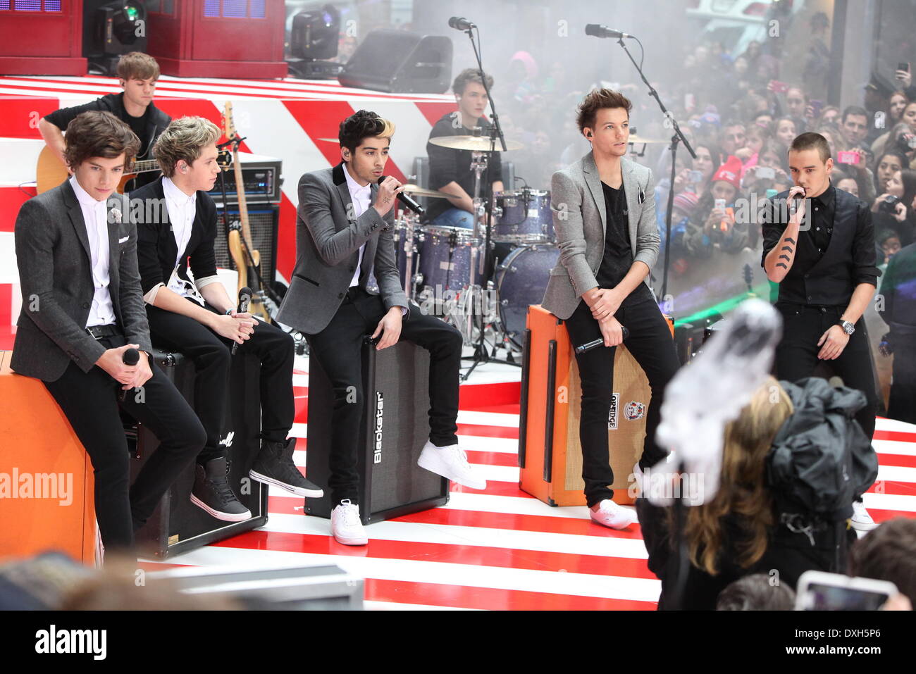 One Direction' performing live on the 'Today' show in New York City ...