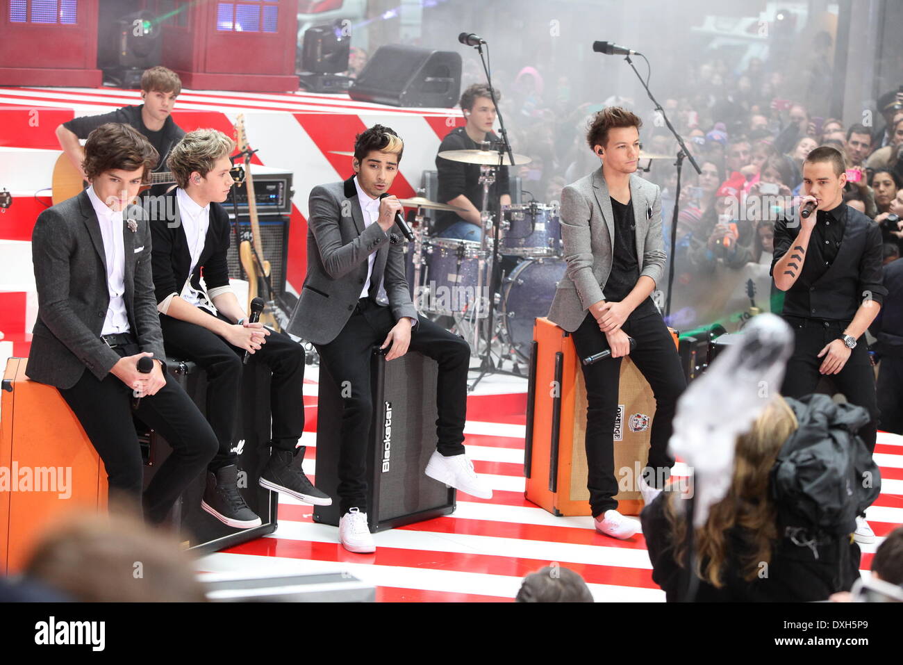 One Direction' performing live on the 'Today' show in New York City ...