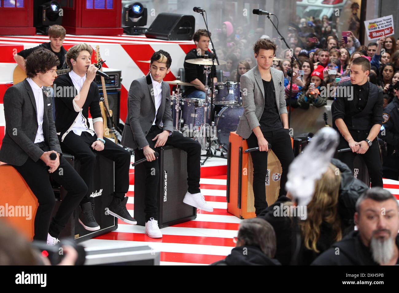 One Direction' performing live on the 'Today' show in New York City ...