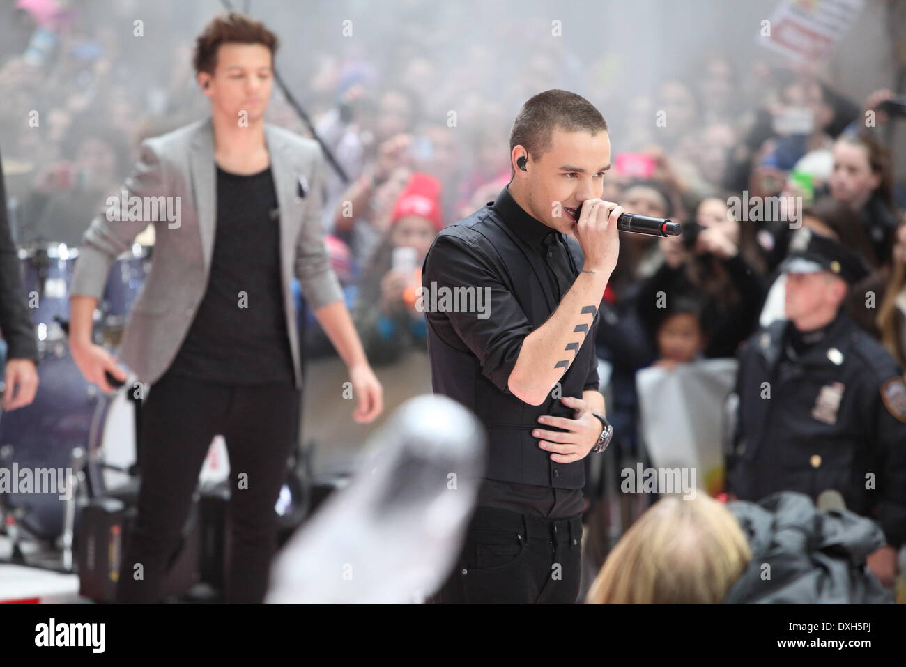 Liam Payne 'One Direction' performing live on the 'Today' show in New ...