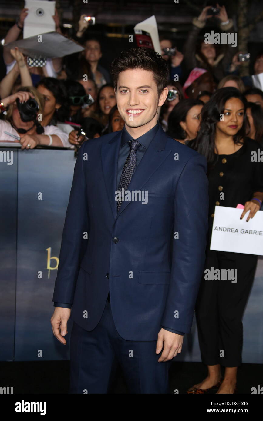 Actor Jackson Rathbone The premiere of 'The Twilight Saga: Breaking ...