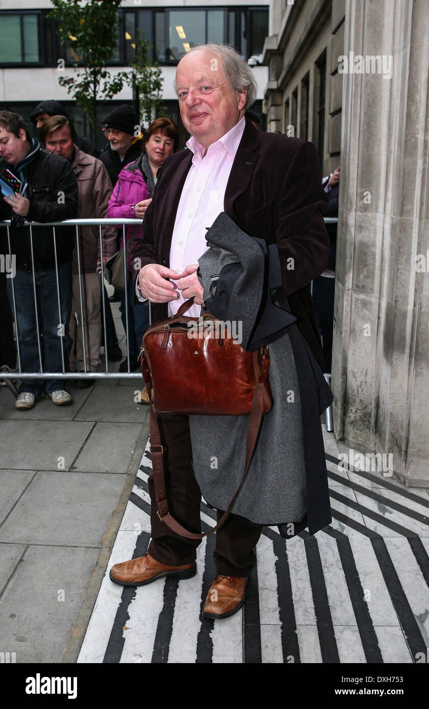 John Sergeant outside the BBC Radio 2 studios London, England - 16.11. ...