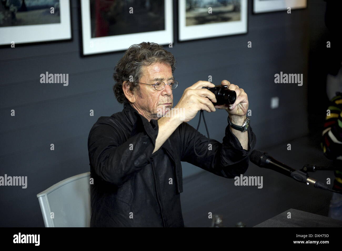 Lou Reed Exhibit of singer Lou Reed's photography at the Matadero ...