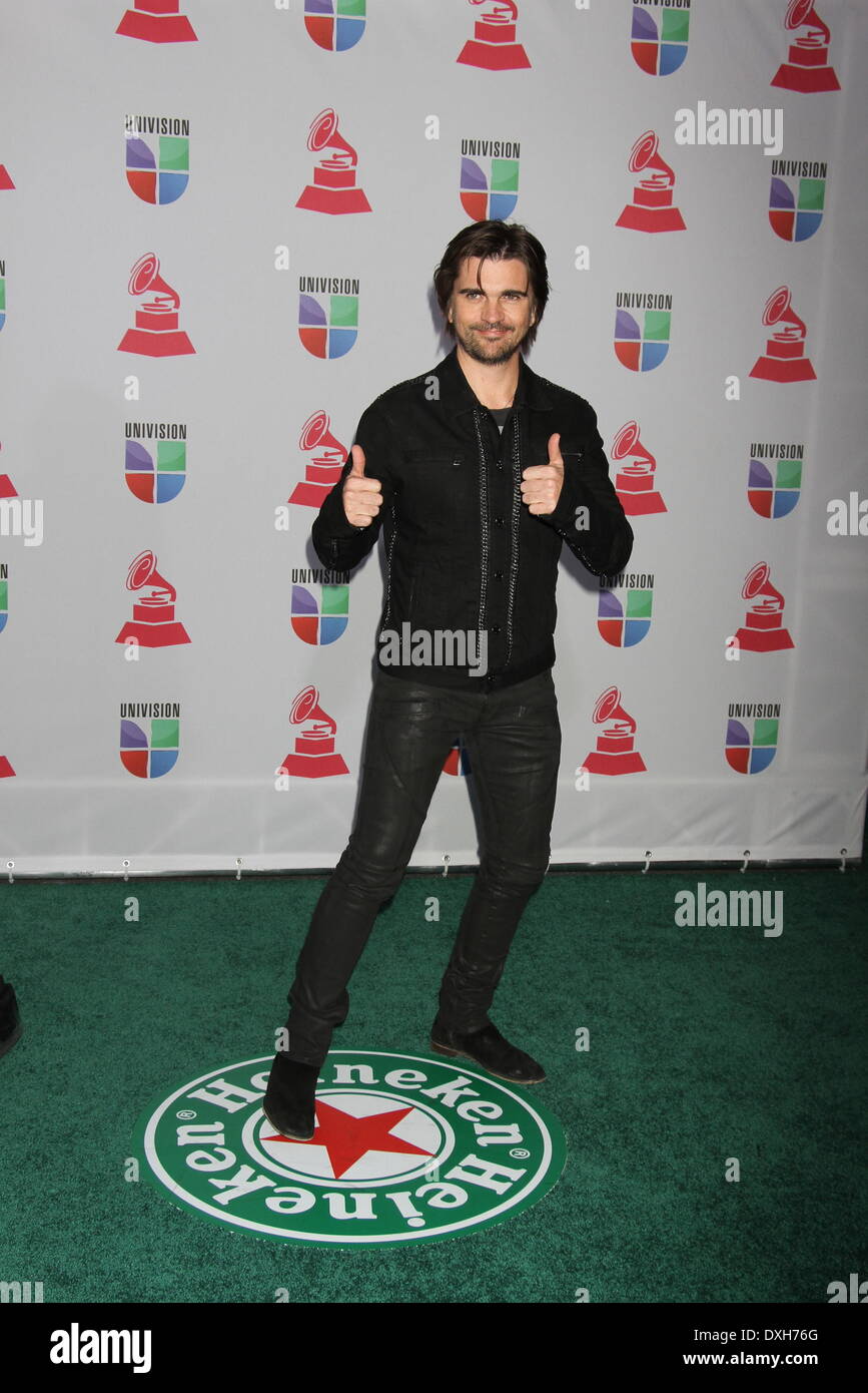 Juanes 13th Annual Latin Grammy Awards held at the Mandalay Bay Resort ...
