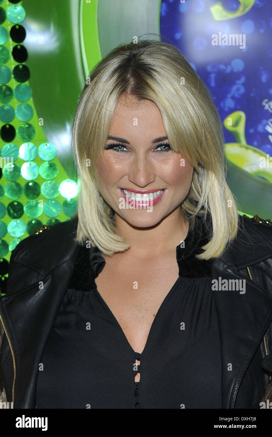 Billie Faiers Shrek the Musical at Theatre Drury Lane London, England ...