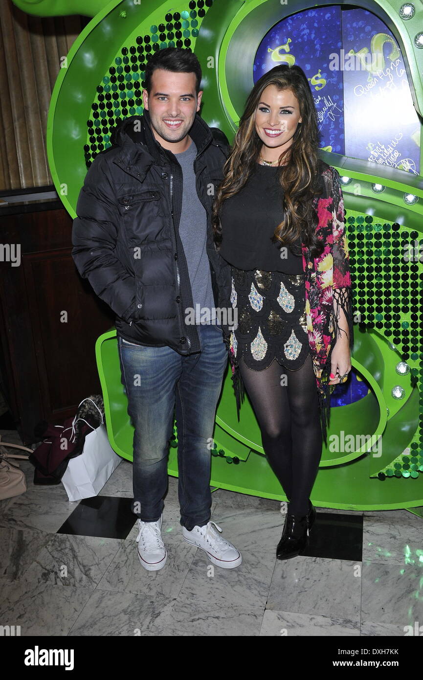 Ricky Rayment & Jessica Wright Shrek the Musical at Theatre Drury Lane ...