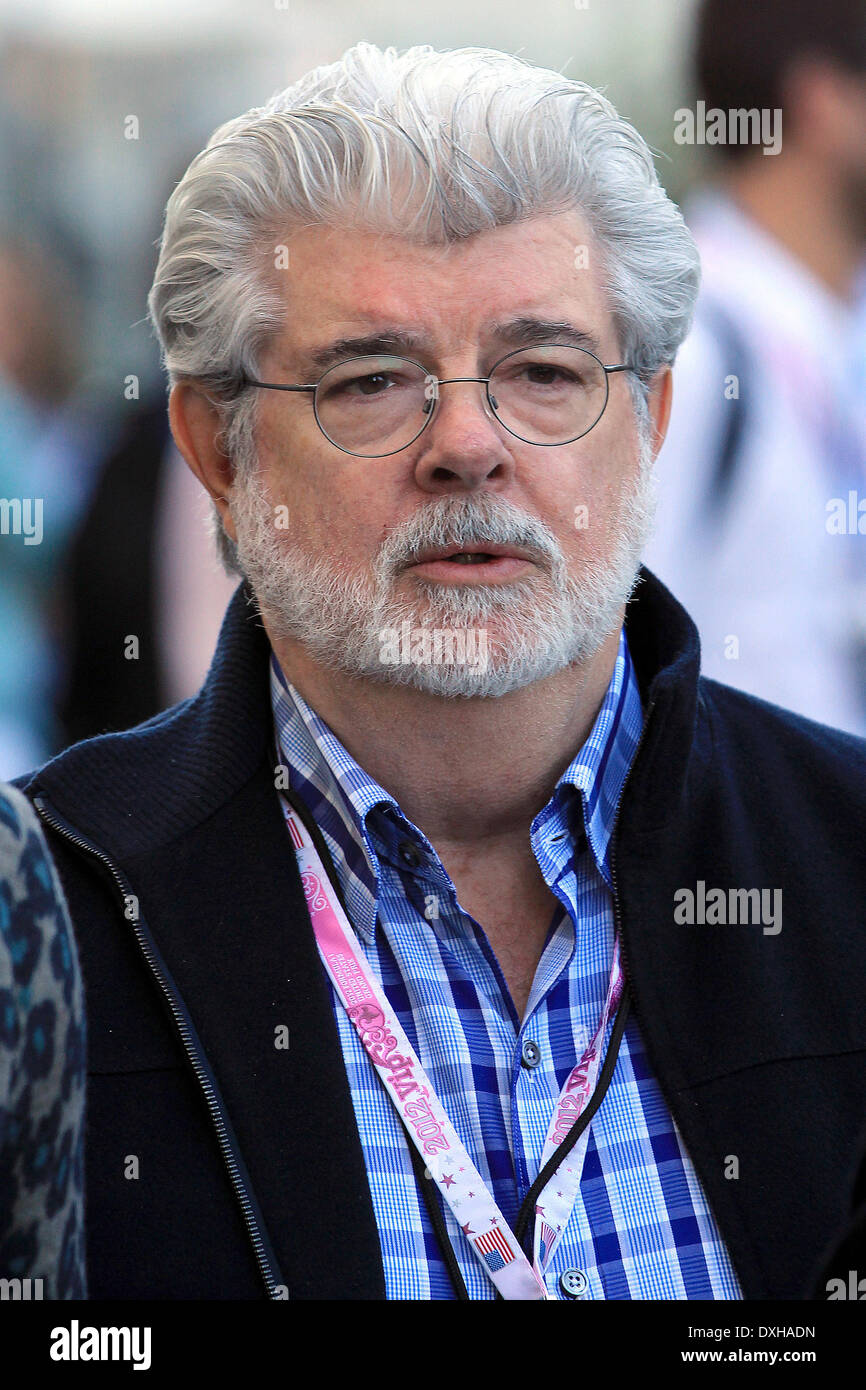 George Lucas Celebrities attend the United States Formula One Grand ...