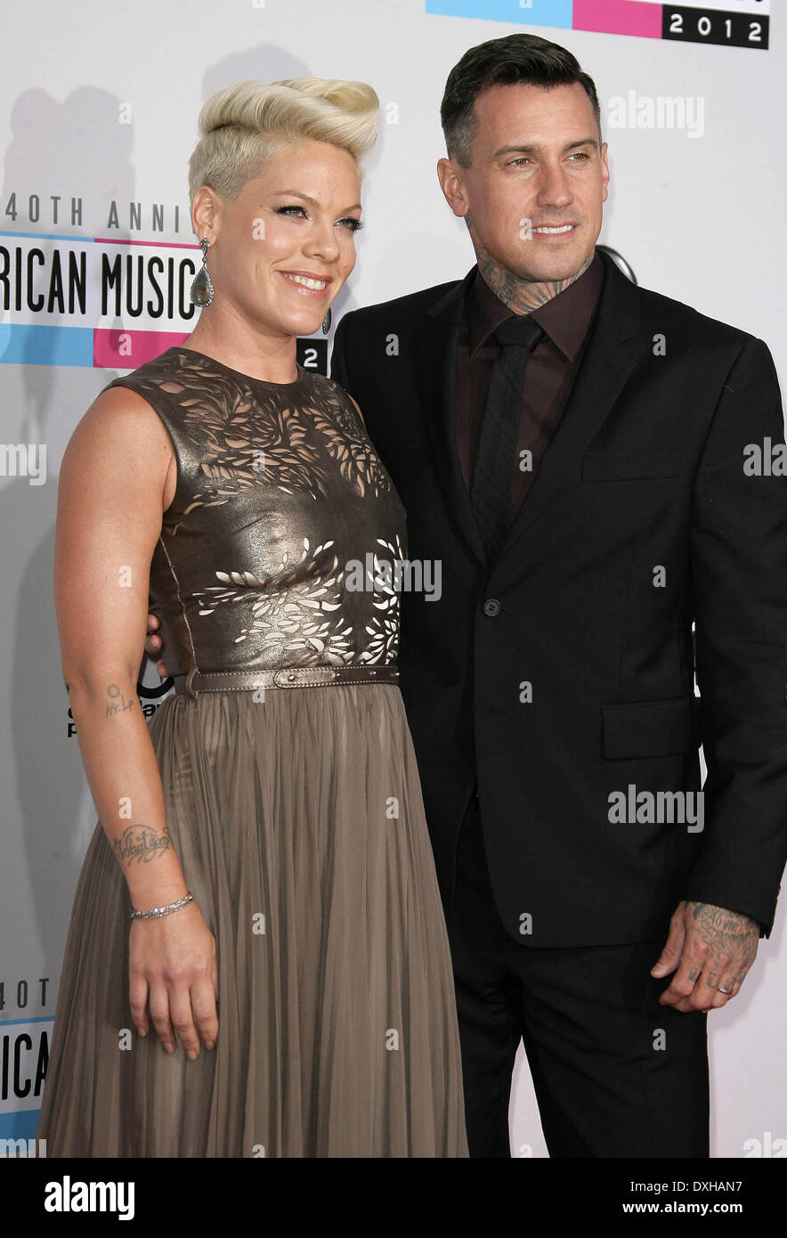Pink aka Alecia Moore and Cary Hart The 40th Anniversary American Music ...