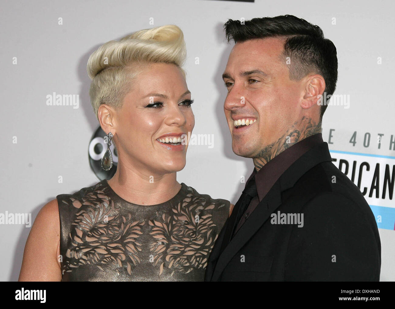 Pink aka Alecia Moore and Cary Hart The 40th Anniversary American Music ...