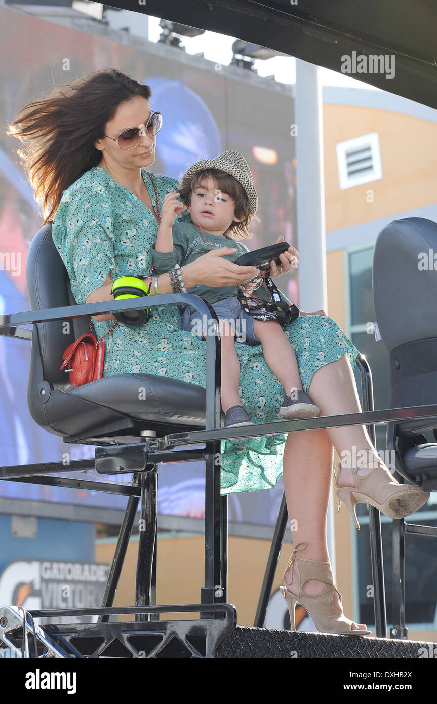 Ingrid Vandebosch, Leo Benjamin Gordon NASCAR Sprint Cup Series Ford ...