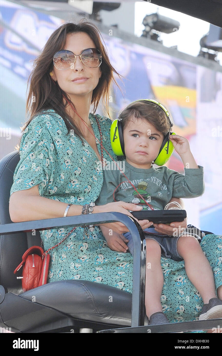 Ingrid Vandebosch, Leo Benjamin Gordon NASCAR Sprint Cup Series Ford ...