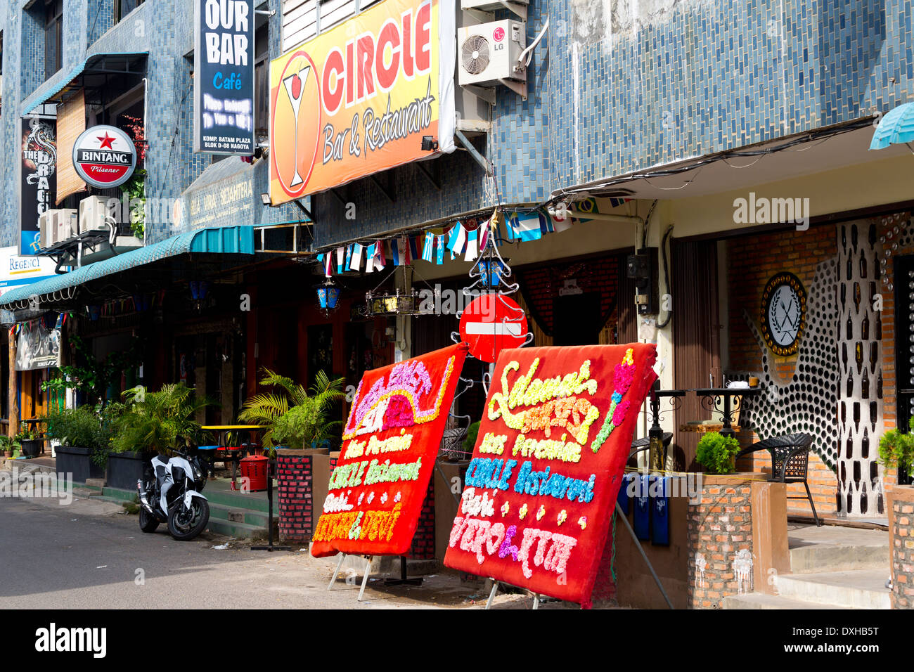 Bar in Nagoya, Batam, Indonesia Stock Photo - Alamy