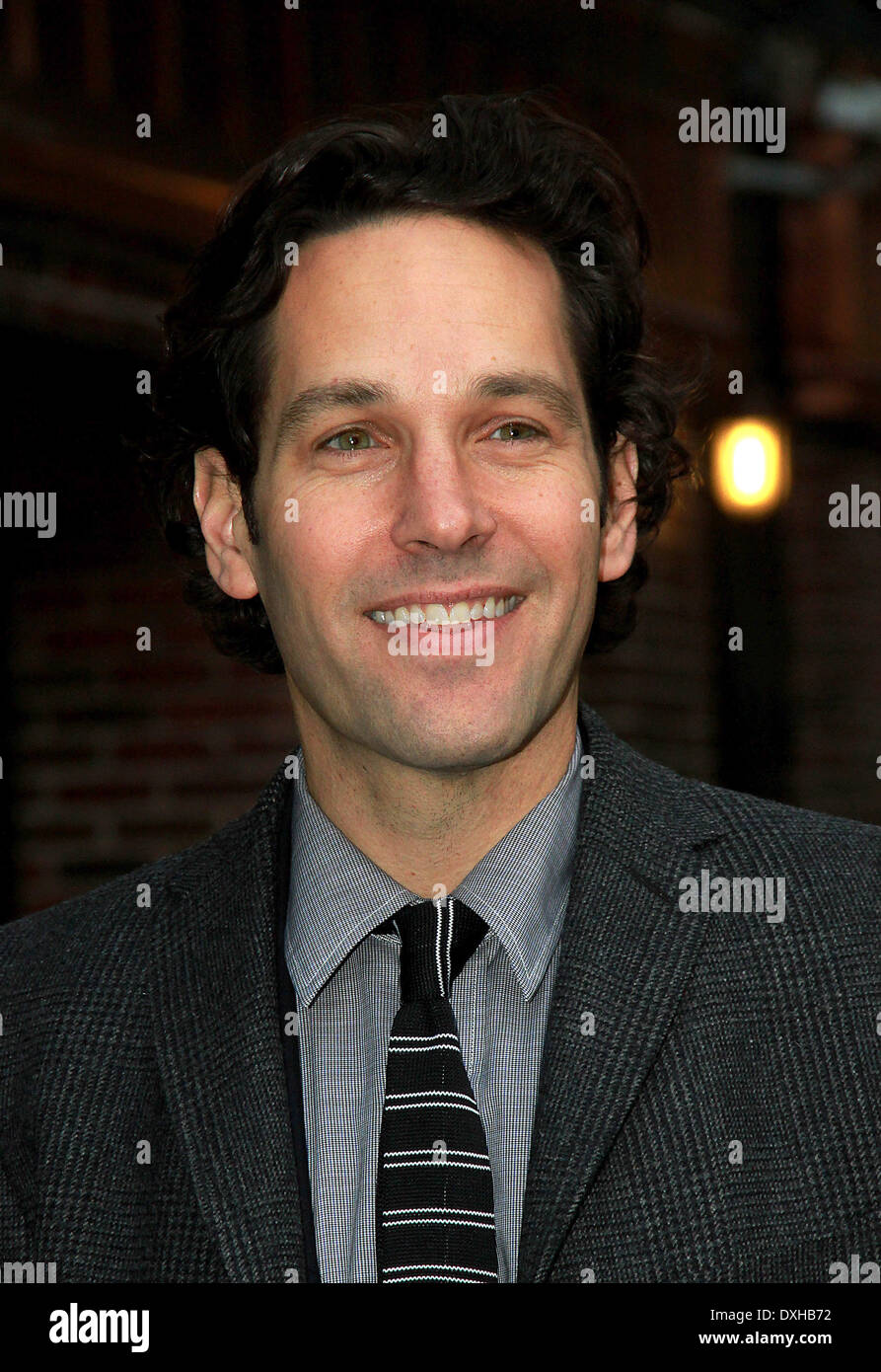 Paul Rudd 'The Late Show with David Letterman' at the Ed Sullivan ...